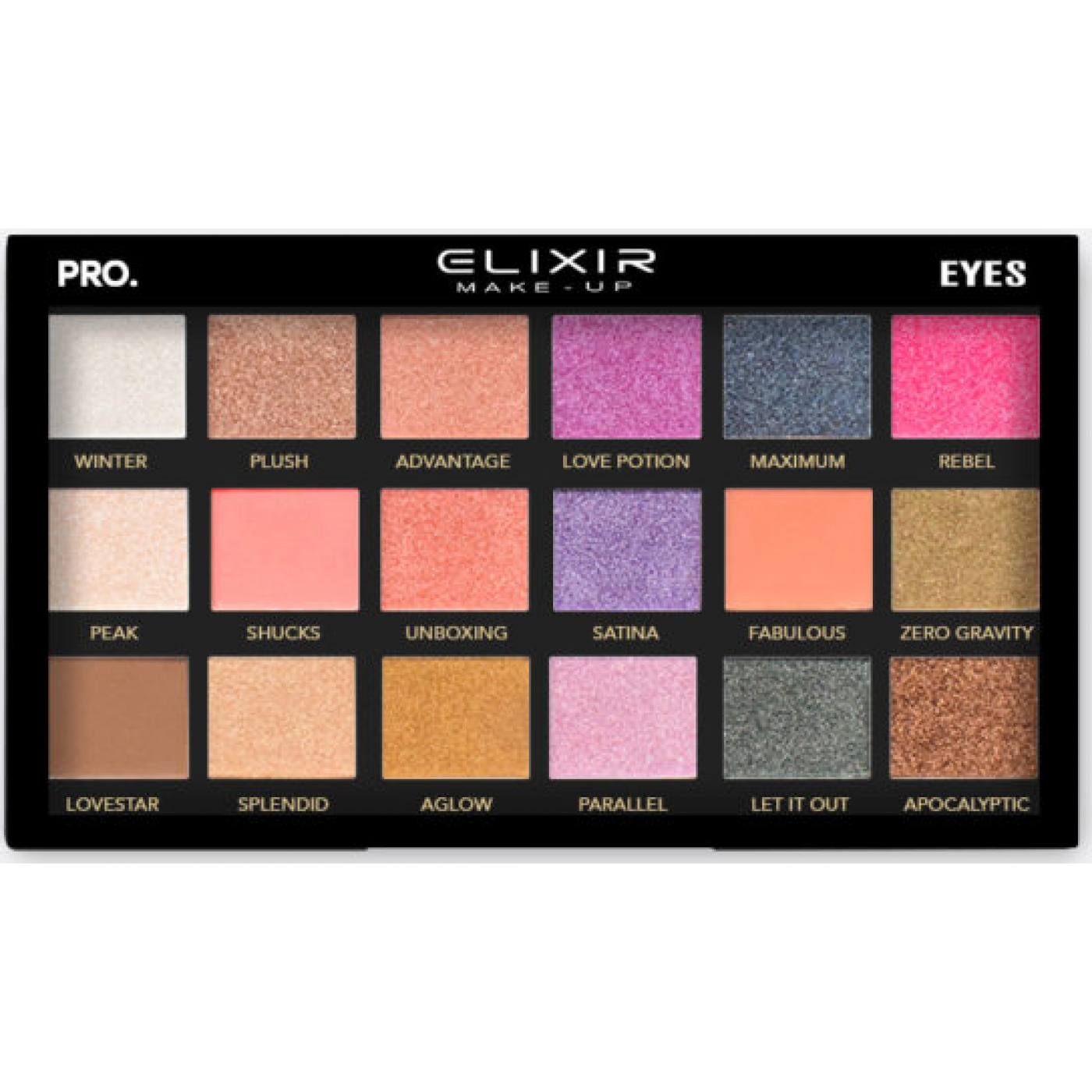 Elixir Make Up Eyeshadow Palette Pro Eyes 777G