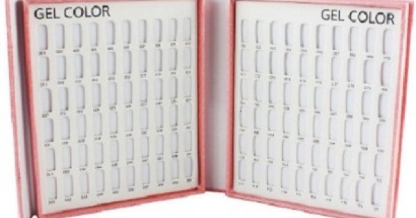 Nail Color Chart 120 Positions - 009894