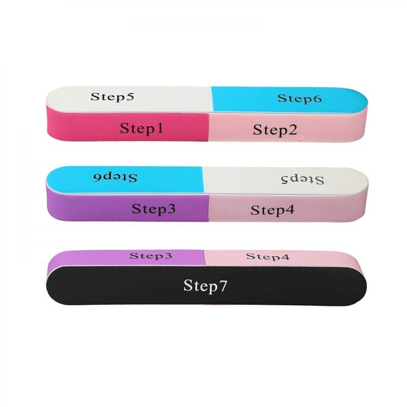 Buffer 7 όψεων πολύχρωμο Tools for Beauty Μimo